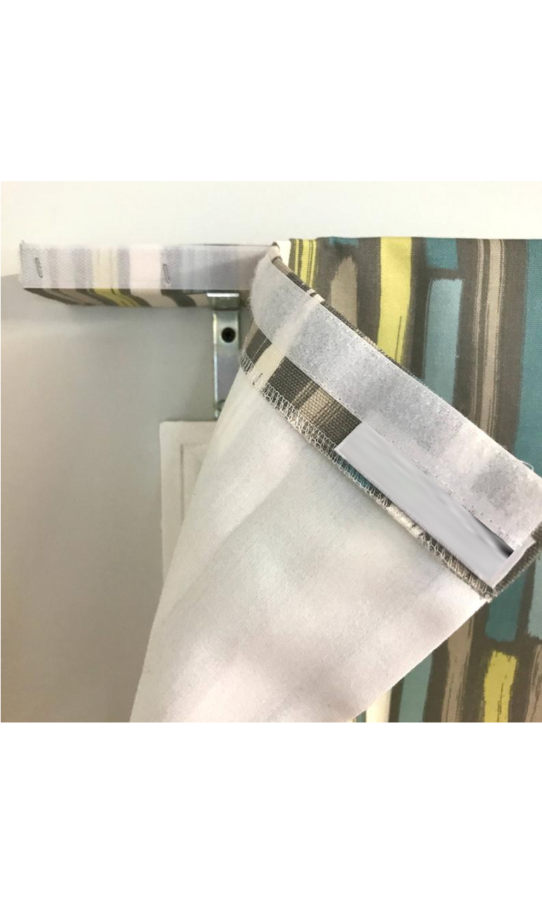 Custom Board Mounted Flat Panel Valance I Spiffy Spools