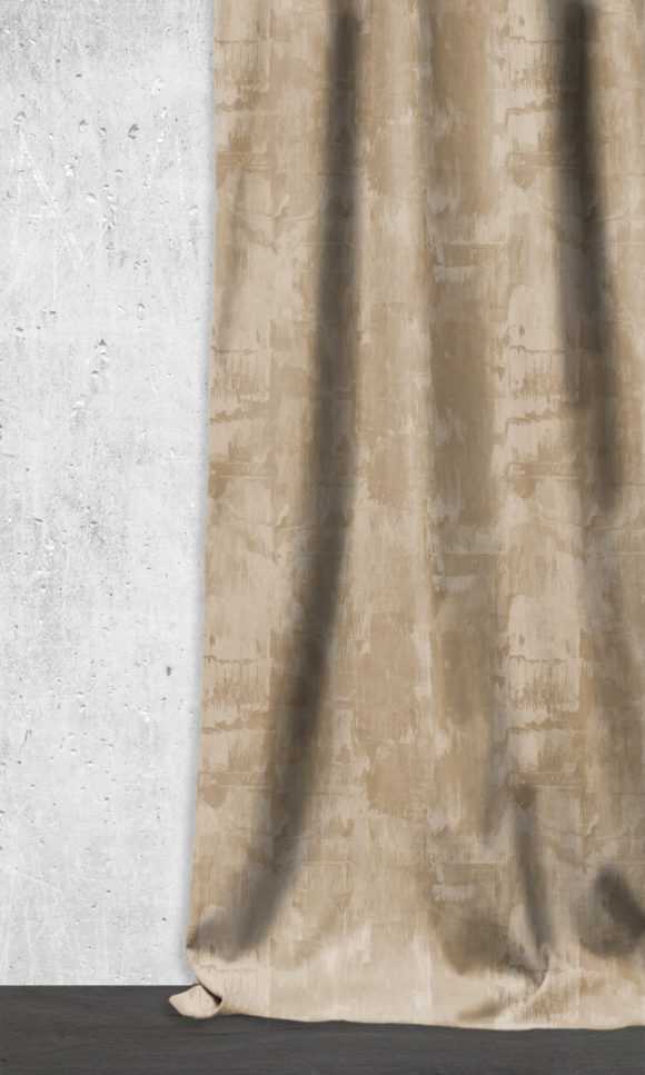 Buy 'Petersfield' Custom Curtains (Brown / Beige)