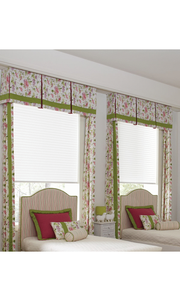 Valance with Box Pleats I Spiffy Spools