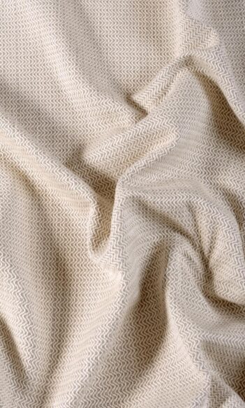 'Regan Grey' Textured Custom Length Curtains (Grey/ Beige)