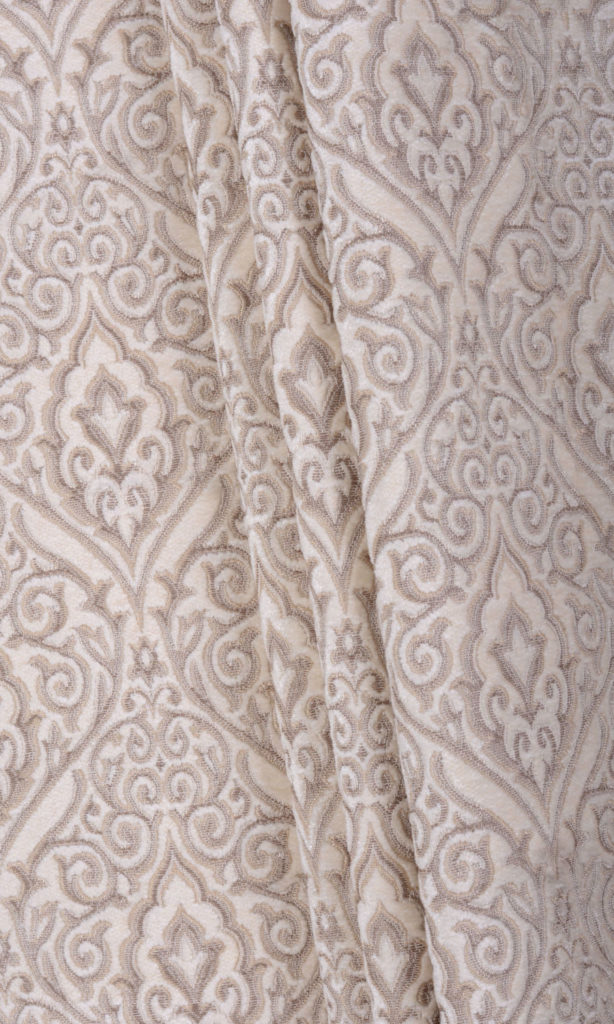 Buy Velvet Custom Size Fabric Blinds Online I Ivory/ Beige