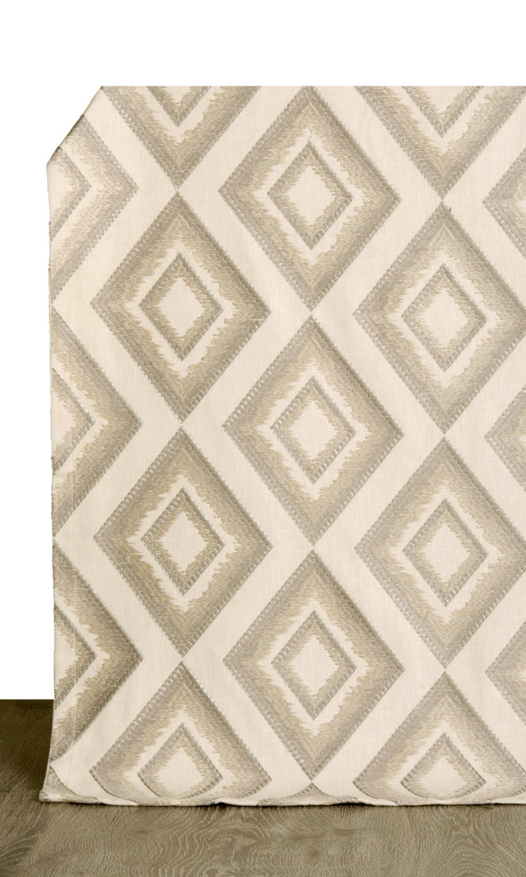 Shop Diamond Patterned Window Blinds Online I Beige/ Brown/ Beige