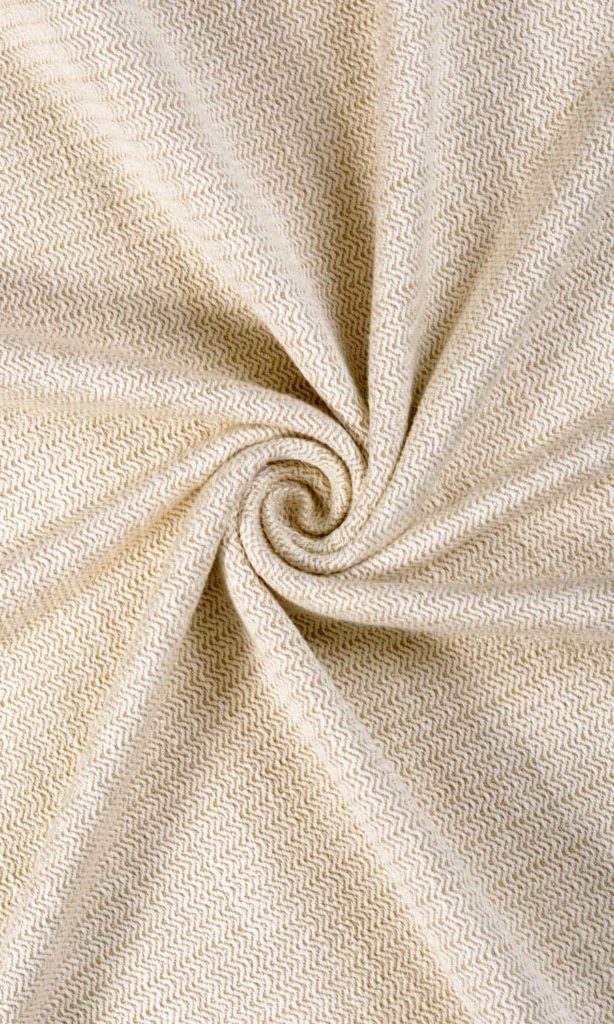 'Bej' Textured Curtain Panels (Sepia Beige/ Off White)