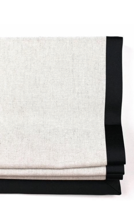 Roman Shades with Ribbon Trim I Spiffy Spools