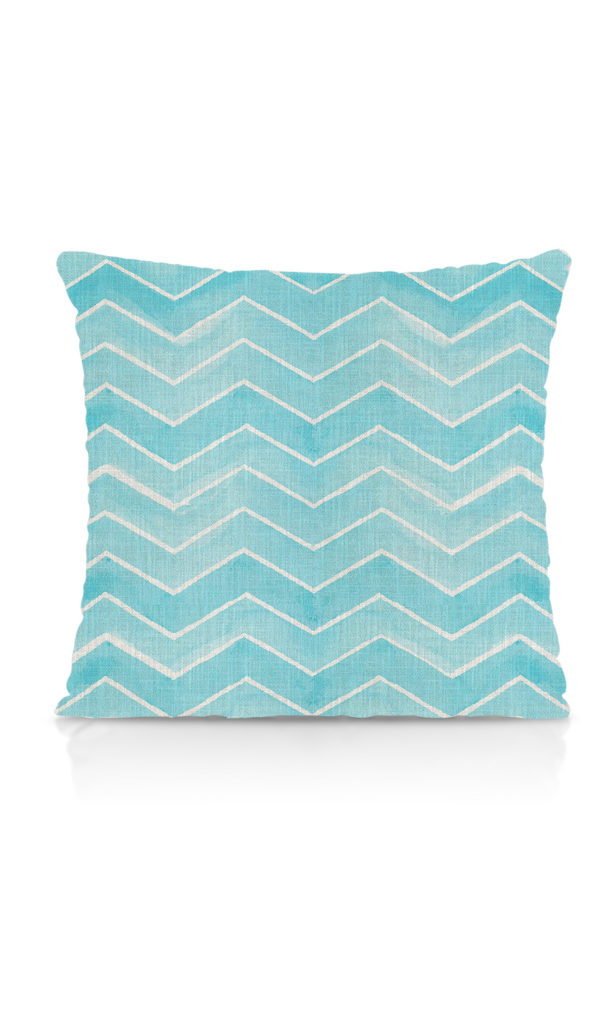 Buy Chevron Print Shades Online I Eggshell White/ Blue I Spiffy Spools