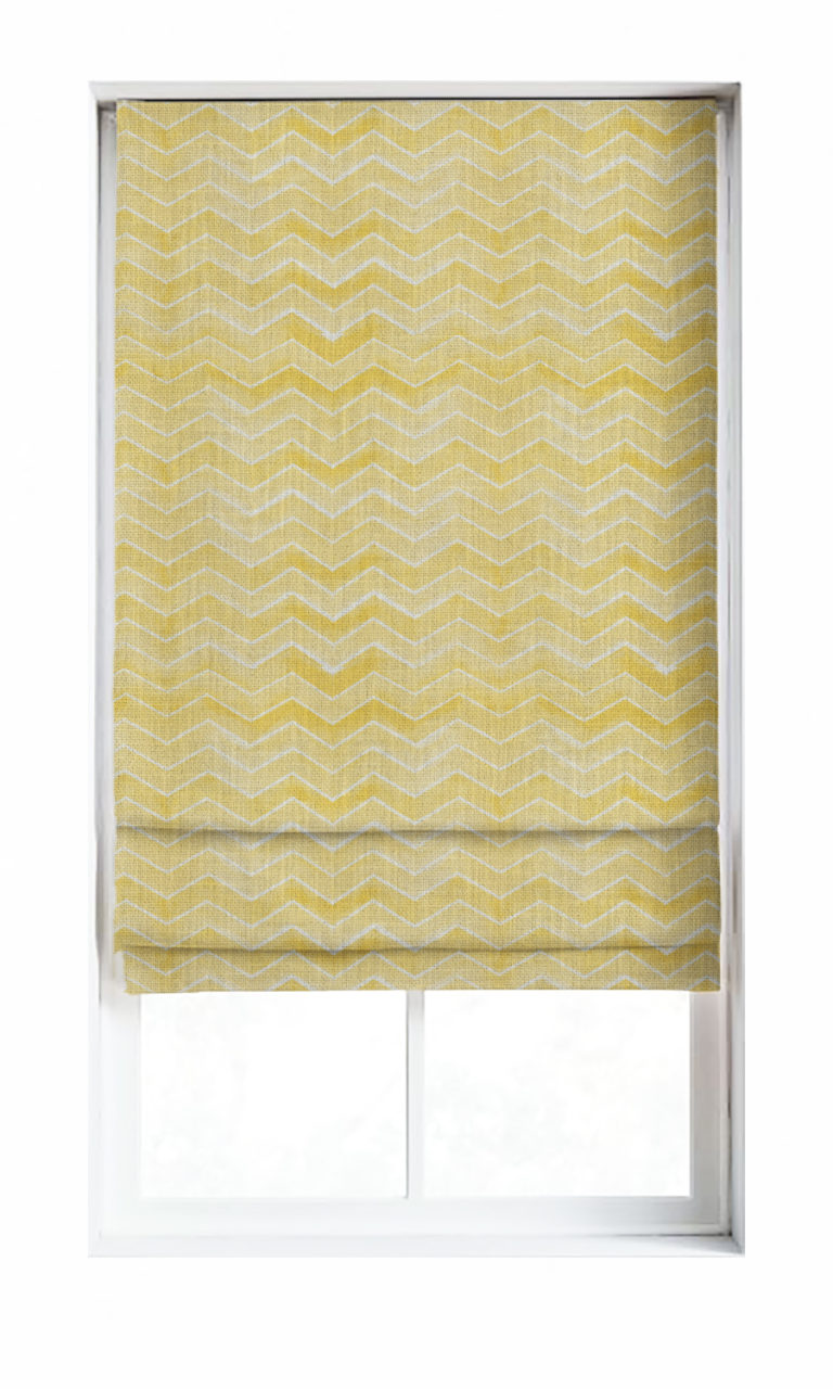 Buy Chevron Print Shades Online I White/ Yellow I Spiffy Spools