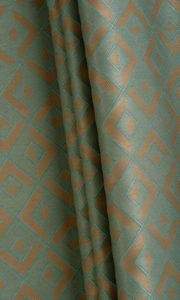 Shop Woven Diamond Patterned Blinds Online I Turquoise Blue/ Brown