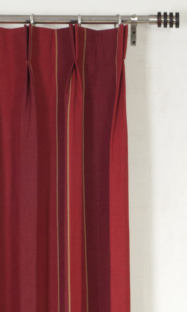 Made to Measure Cotton Window Curtains Online I Red I Spiffy Spools