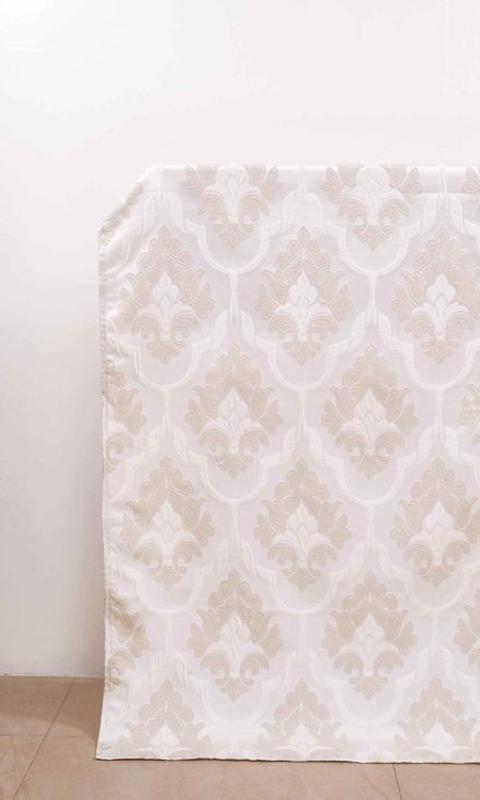 Order cream floral damask patterned faux silk roman shade. Perfect for ...