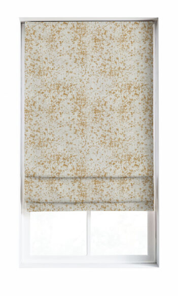 Buy Custom Roman Shades I Eggshell White/ Pale Brown I Spiffy Spools