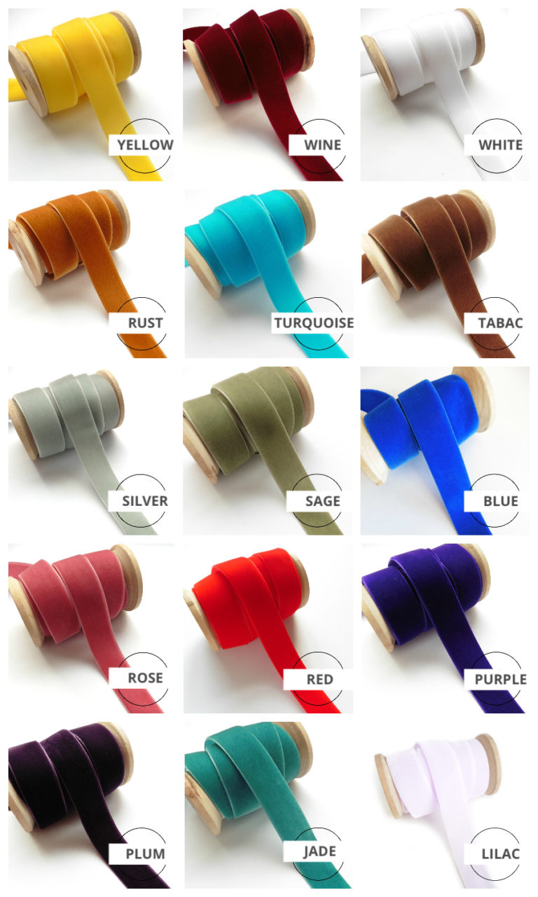 Custom Curtains and Drapes with Velvet Ribbon Trim I Spiffy Spools