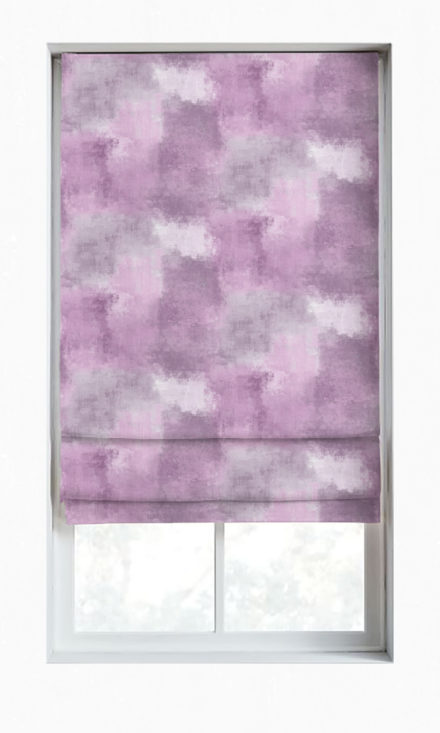 Buy Custom Dimout Roman Shades/ Blinds Online I Purple I Spiffy Spools