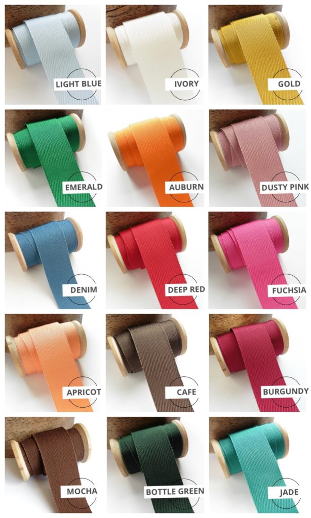 Custom Curtains and Drapes with Grosgrain Ribbon Trim I Spiffy Spools