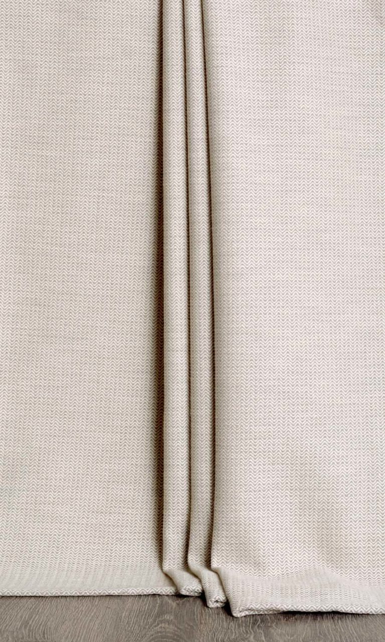 'Regan Grey' Textured Custom Length Curtains (Grey/ Beige)