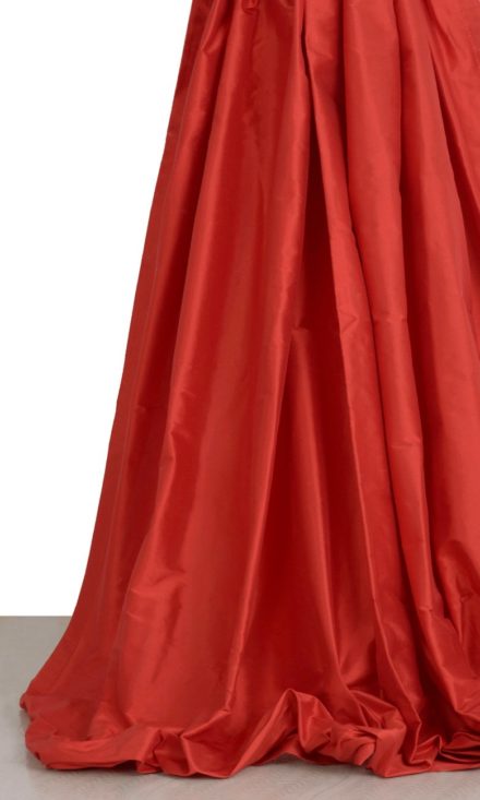 Shantung Silk Custom Window Curtains Online I Red I Spiffy Spools