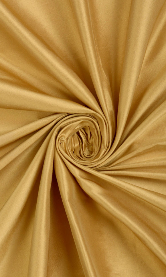Custom Length Silk Drapes Online I Ochre/ Burnt Yellow I Spiffy Spools