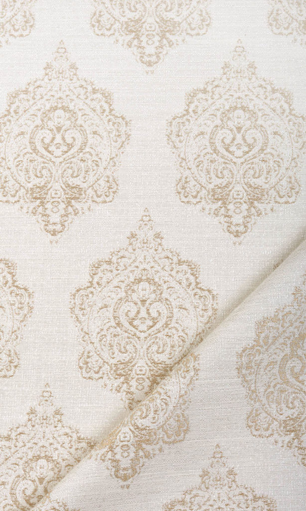 Beautiful custom roman shades with an understated beige palette ...