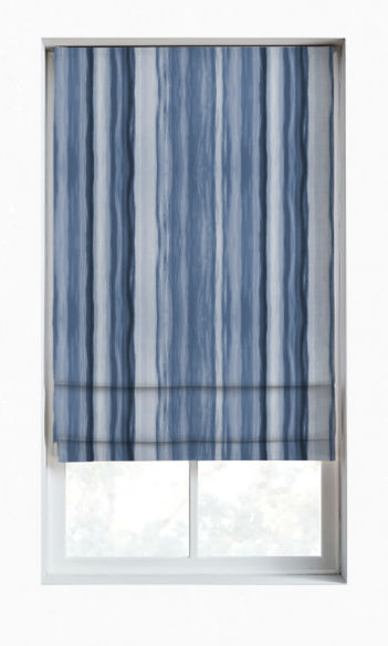 Striped Roman Shades & Window Blinds I Spiffy Spools