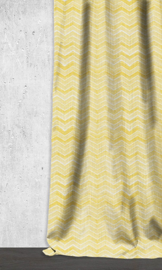 Buy Chevron Print Shades Online I White/ Yellow I Spiffy Spools