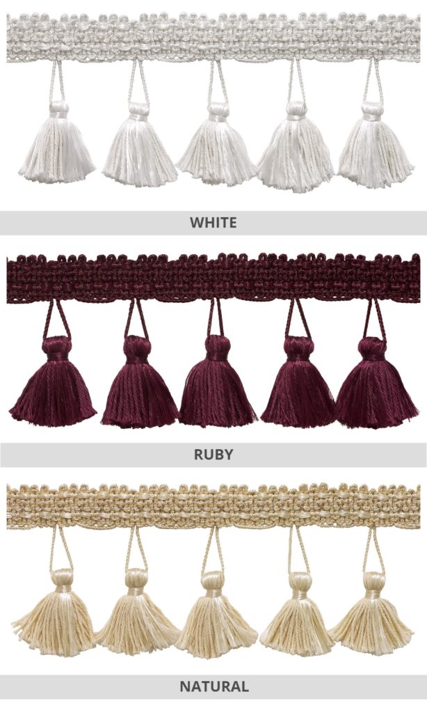 Custom Curtains and Drapes with Decorative 'Tuscany' Tassel Trim I ...