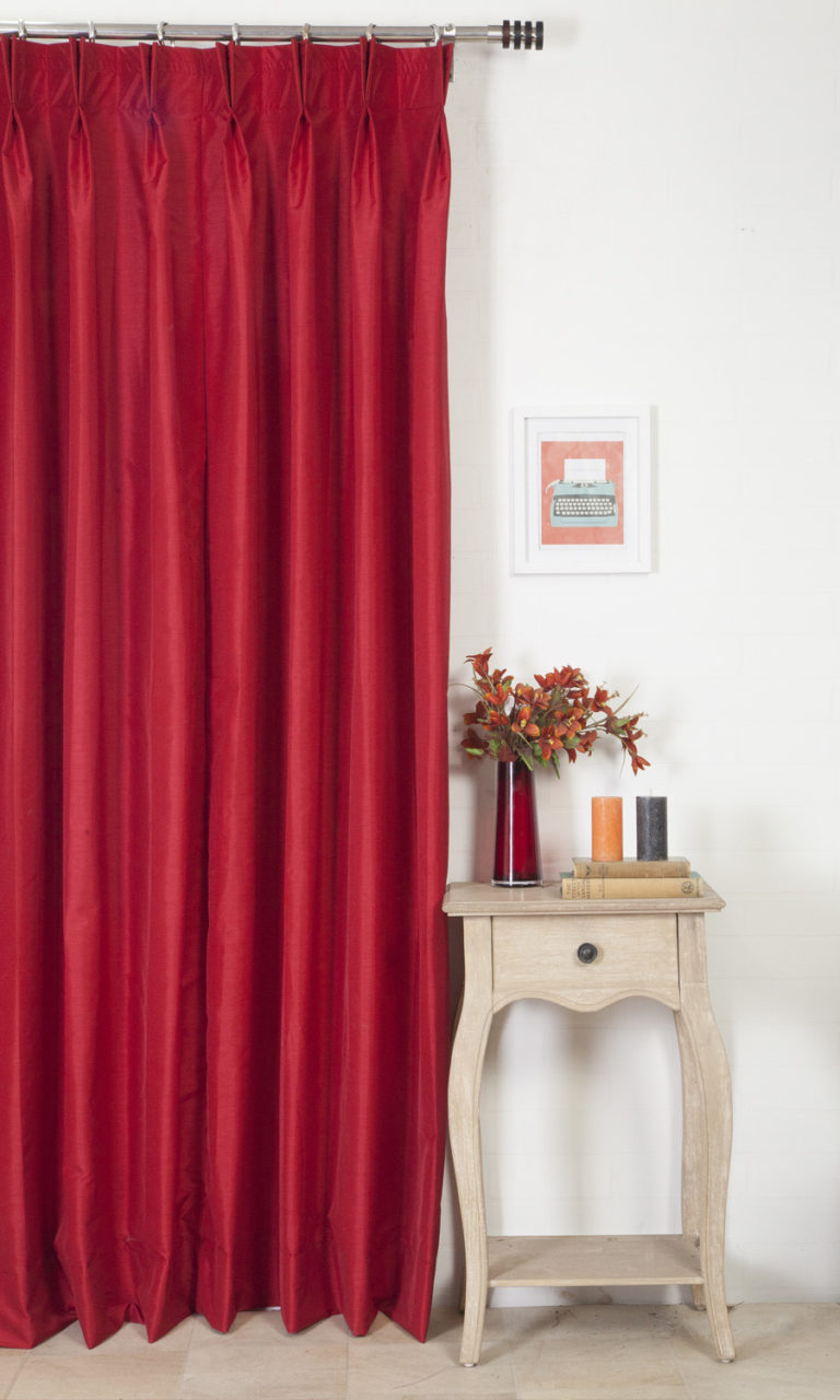 Buy Made to Measure Roman Blinds Online I Red/ Orange I Spiffy Spools