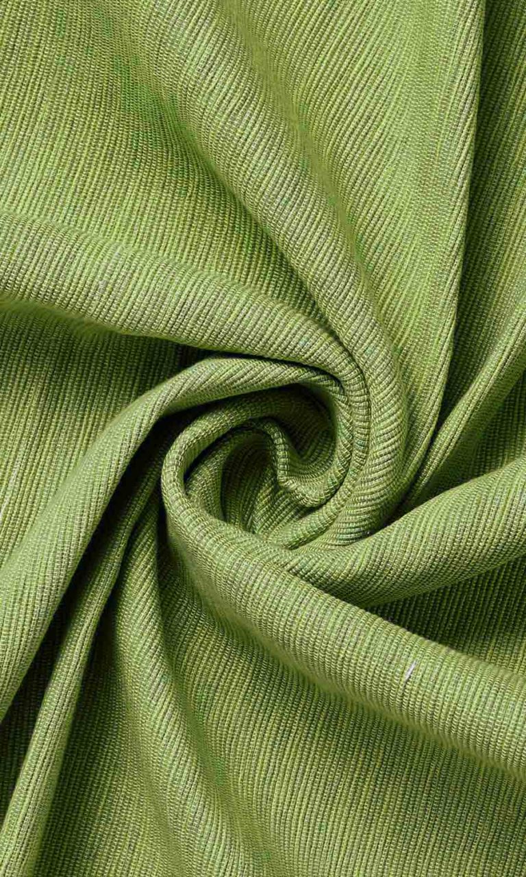 'Spring Lime' Custom Cotton Fabric Sample (Green Cotton)