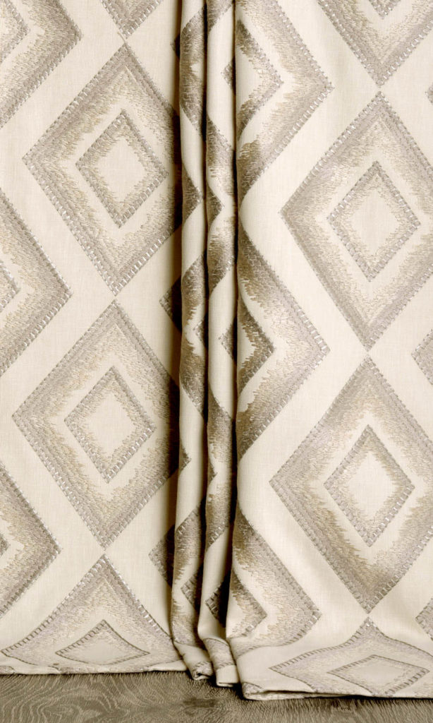 Shop Diamond Patterned Window Blinds Online I Beige/ Brown/ Beige