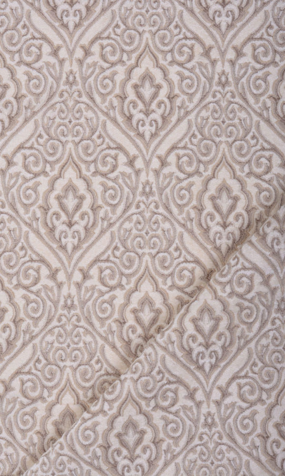 Buy Velvet Custom Size Fabric Blinds Online I Ivory/ Beige