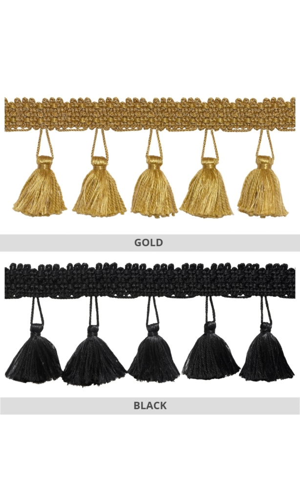 Custom Curtains and Drapes with Decorative 'Tuscany' Tassel Trim I ...