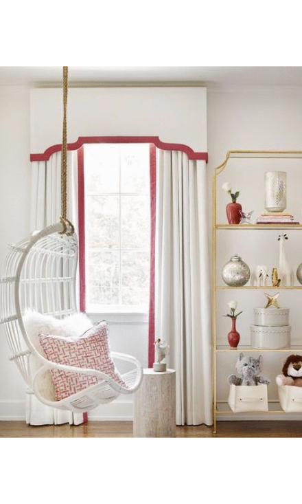 Custom Curtains and Drapes with Grosgrain Ribbon Trim I Spiffy Spools