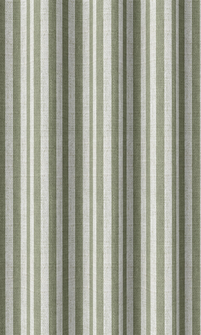 Buy Modern Striped Custom Shades Online I Green/ White I Spiffy Spools