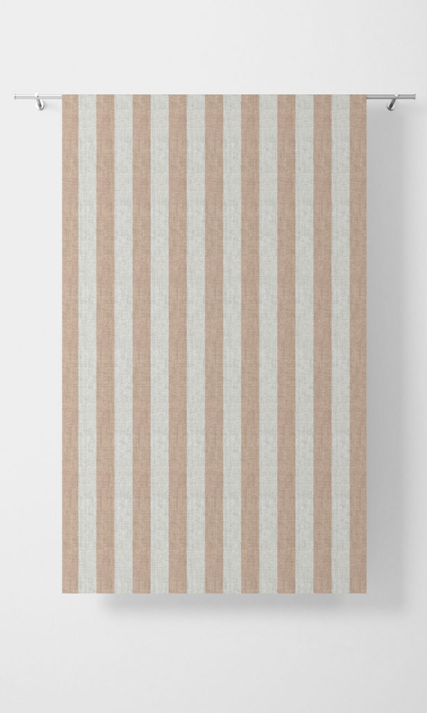 Order Modern Striped Custom Shades I Blush Pink/ White I Spiffy Spools