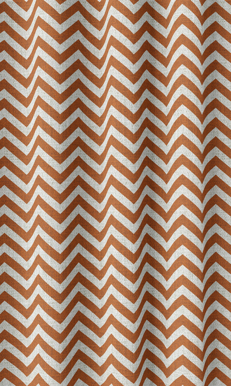 Buy Chevron Print Shades Online I Burnt Orange/ White I Spiffy Spools