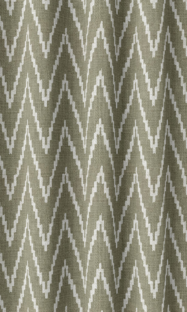 Buy Modern Chevron Print Shades Online I Green/ White I Spiffy Spools