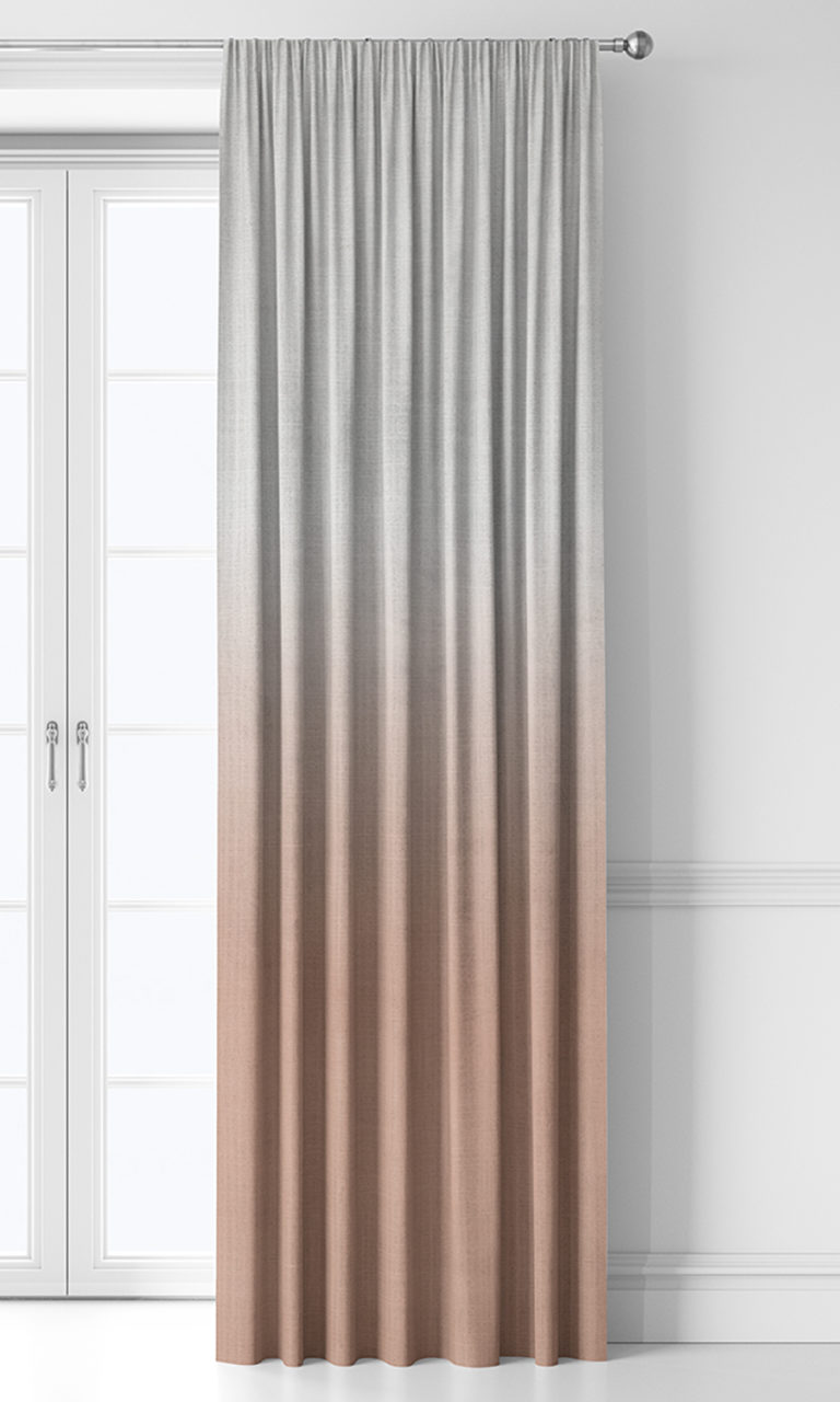 Order 2-Tone Ombre Window Roman Shades Online I Salmon I Spiffy Spools
