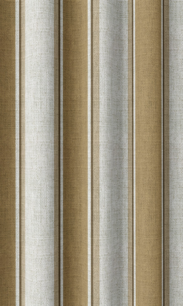 Buy Striped Blinds Online I Ochre Yellow/ White/ Brown I Spiffy Spools