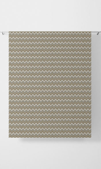Order Chevron Patterned Window Shades I Brown/ Grey I Spiffy Spools
