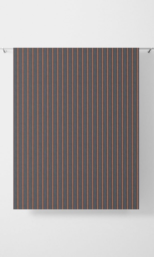 Order Modern Striped Window Blinds Online I Grey & Red I Spiffy Spools