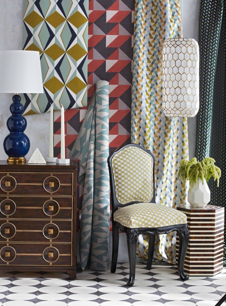 Geometric Blackout Curtains I Spiffy Spools