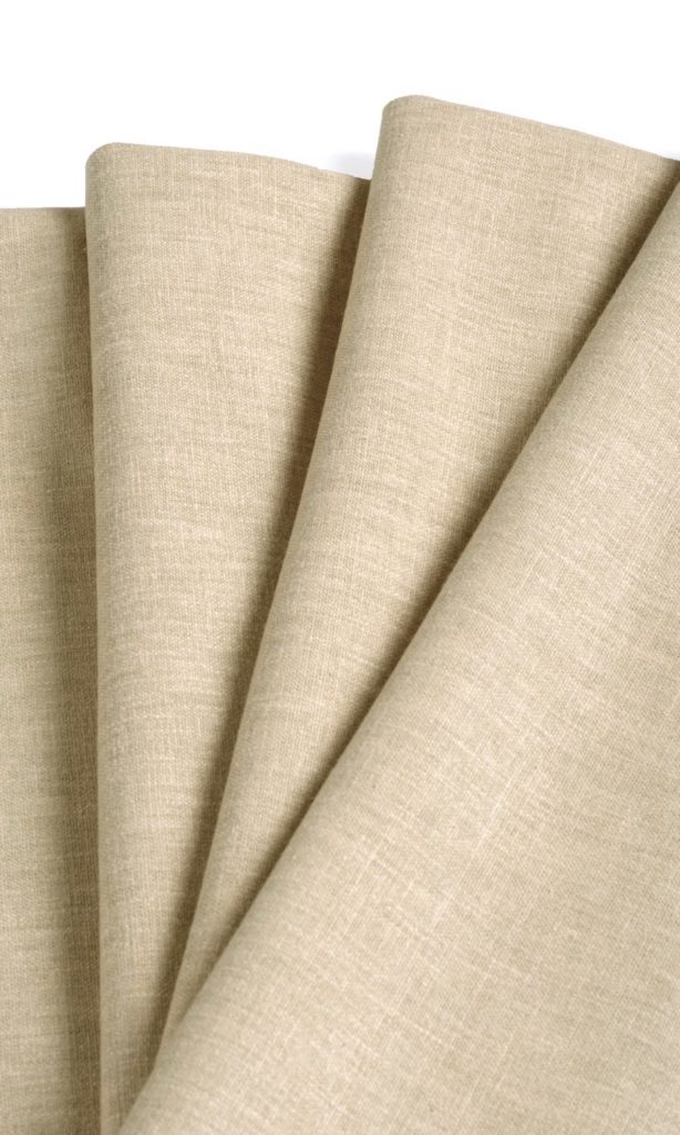 'Moon Beam' Linen Texture Fabric (Wheat Beige)