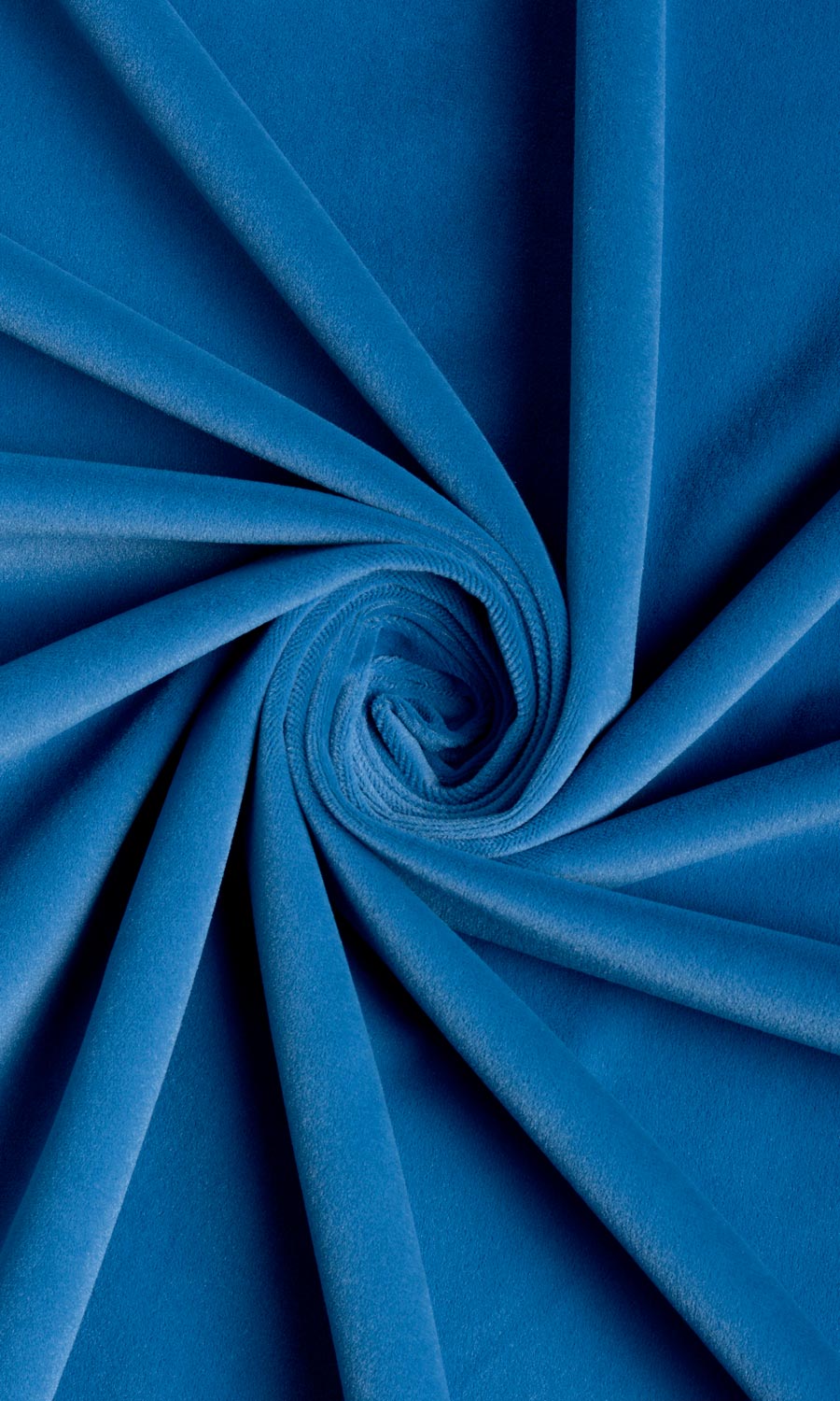 'Blue Illusion' Velvet Window Shades (Royal Blue)