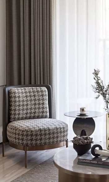 Houndstooth Curtains I Shop & Style with Spiffy Spools