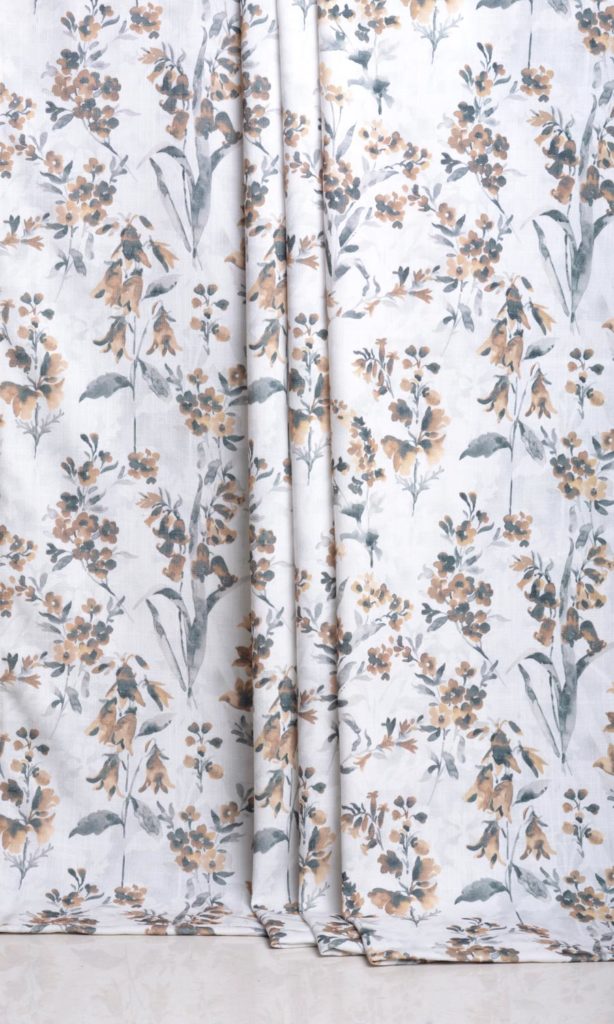 Order Floral Print Roman Shades Online I Beige/ Brown I Spiffy Spools