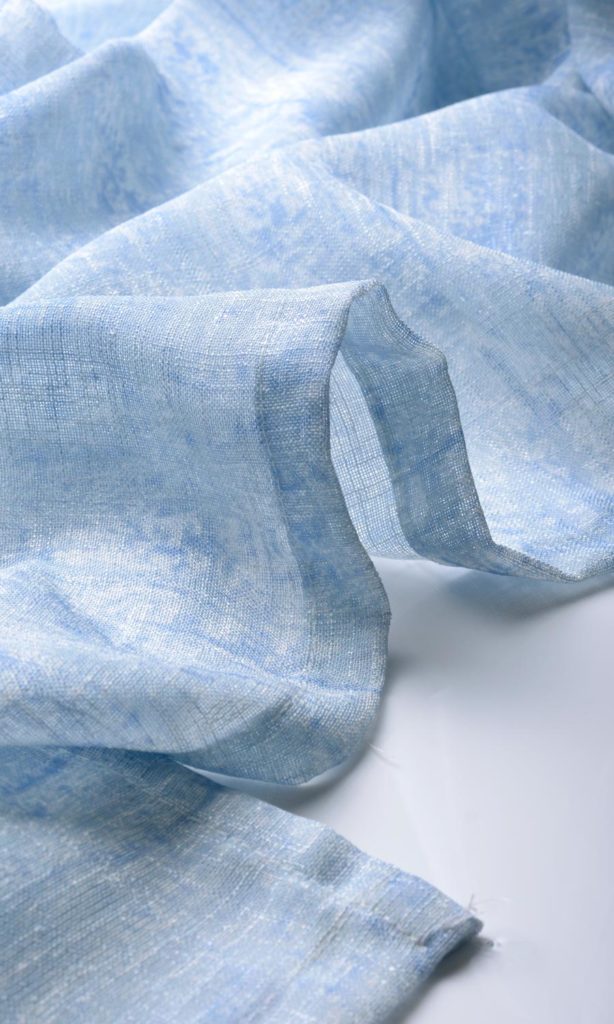 'Solitude' Sheer Window Shades (Blue)