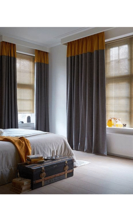 Custom Color Block Curtains & Drapes - Shop Now | Spiffy Spools