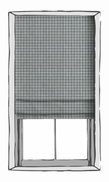 Check Patterned Window Curtains Online I Slate Grey I Spiffy Spools